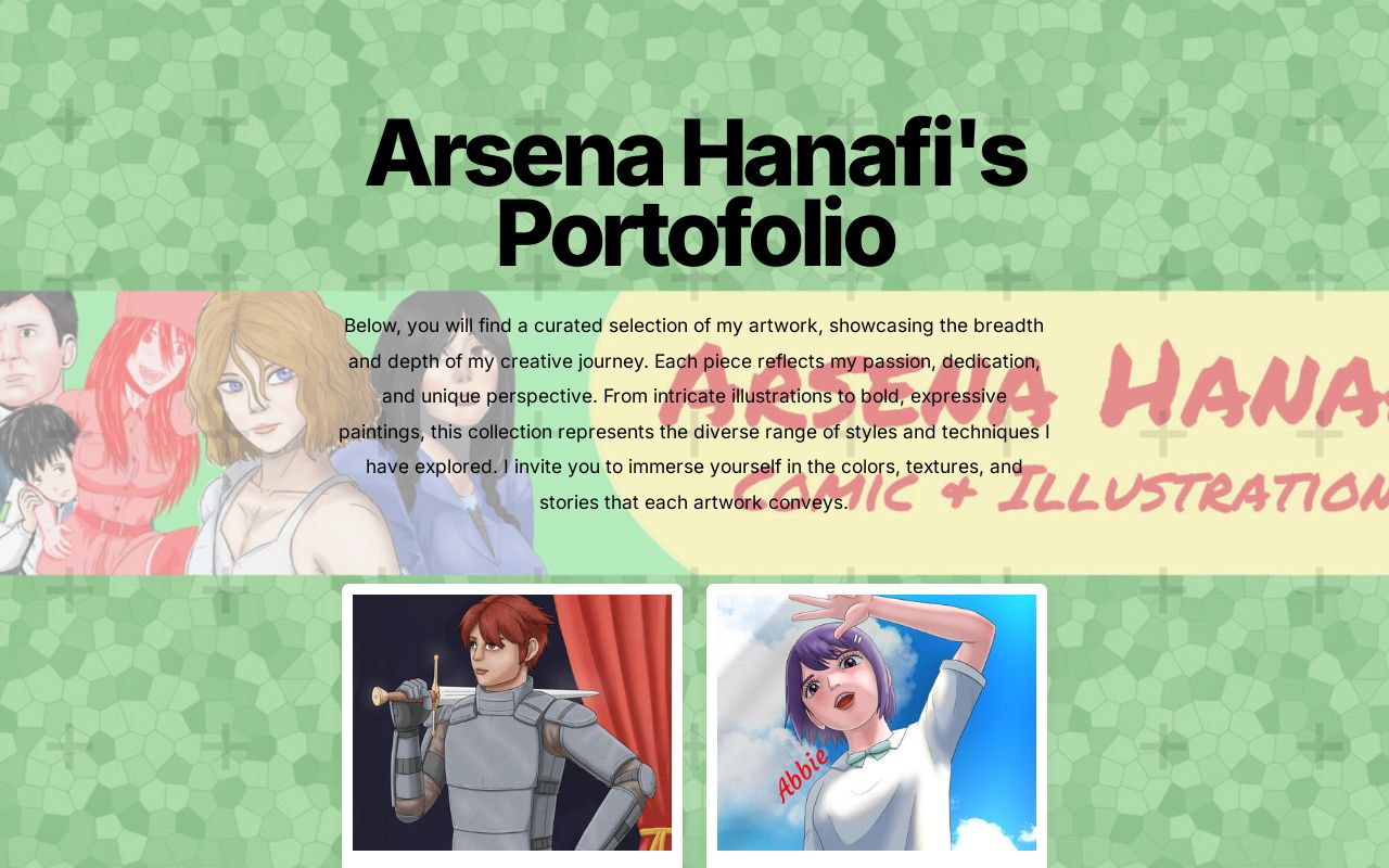 Arsena hanafi's portofolio